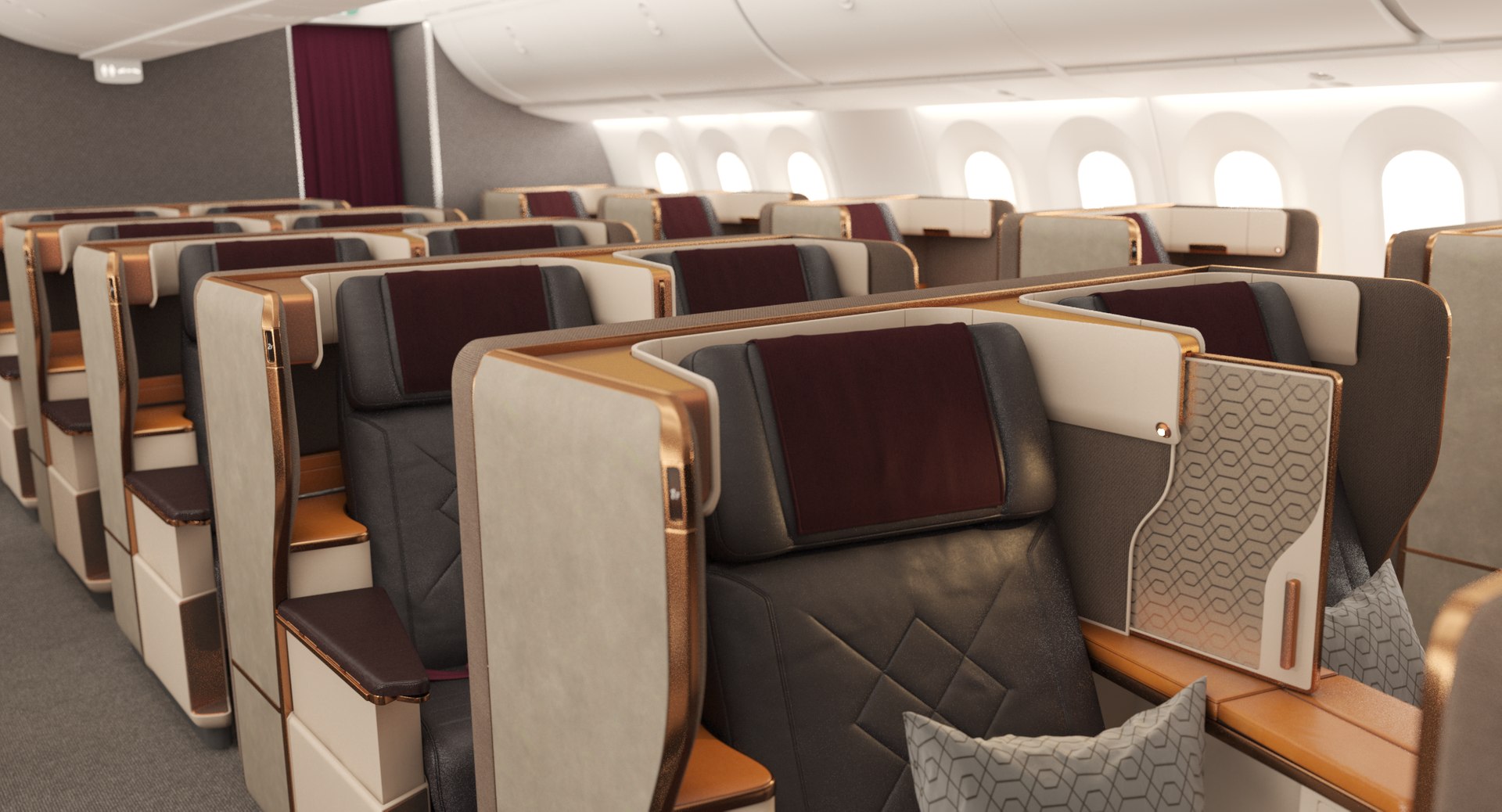 3D Boeing B787 Interior VIP Cabin Night 3D Model - TurboSquid 2179762