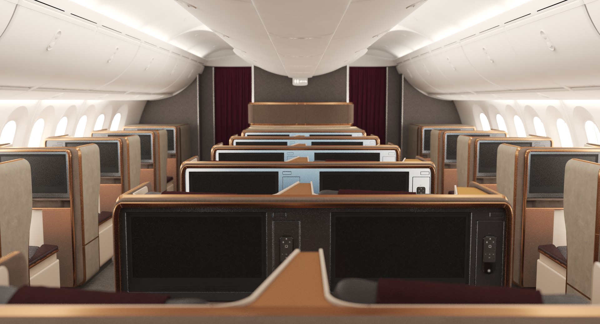 3D Boeing B787 Interior VIP Cabin Night 3D Model - TurboSquid 2179762