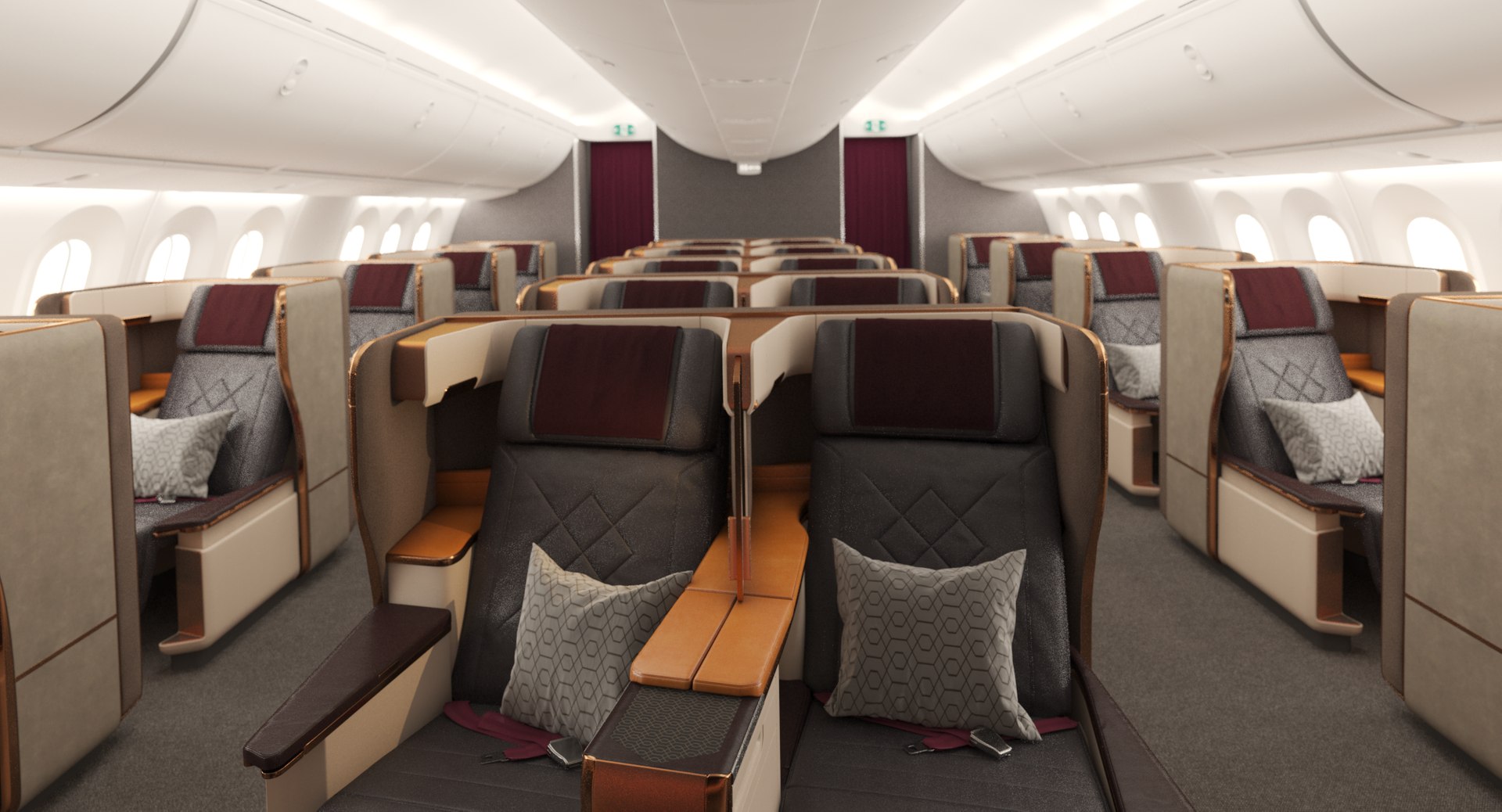 3D Boeing B787 Interior VIP Cabin Night 3D Model - TurboSquid 2179762