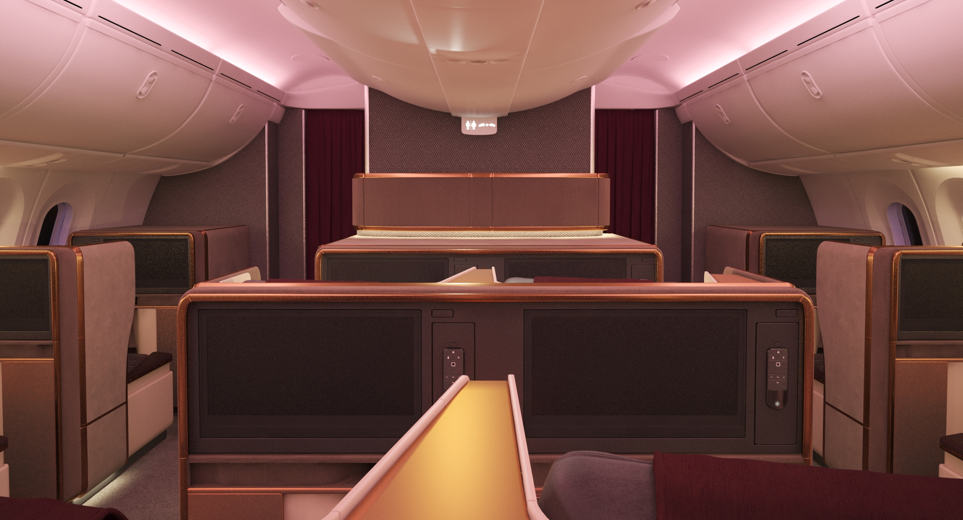 3D Boeing B787 Interior VIP Cabin Night 3D Model - TurboSquid 2179762