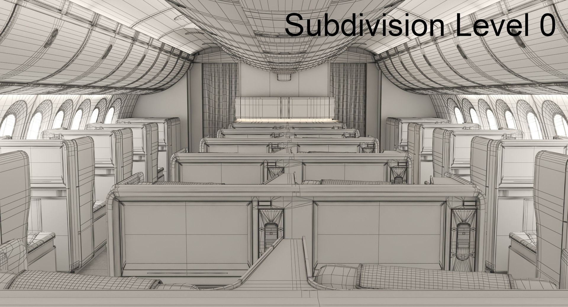 3D Boeing B787 Interior VIP Cabin Night 3D Model - TurboSquid 2179762