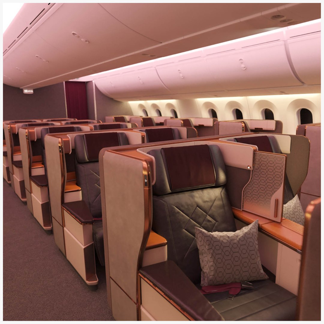 3D Boeing B787 Interior VIP Cabin Night 3D Model - TurboSquid 2179762