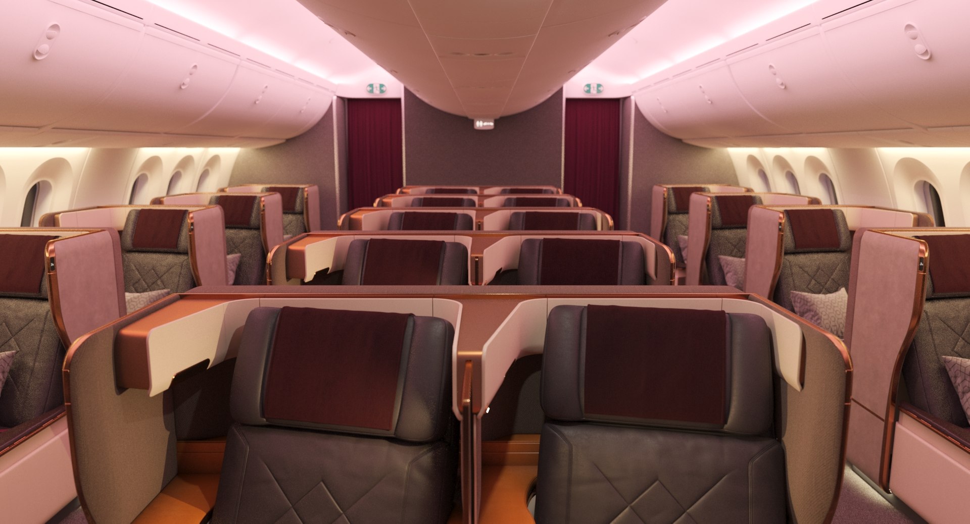 3D Boeing B787 Interior VIP Cabin Night 3D Model - TurboSquid 2179762