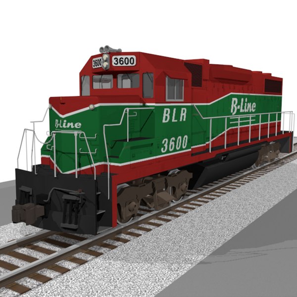 3D Locomotive-Bnsf Models | TurboSquid