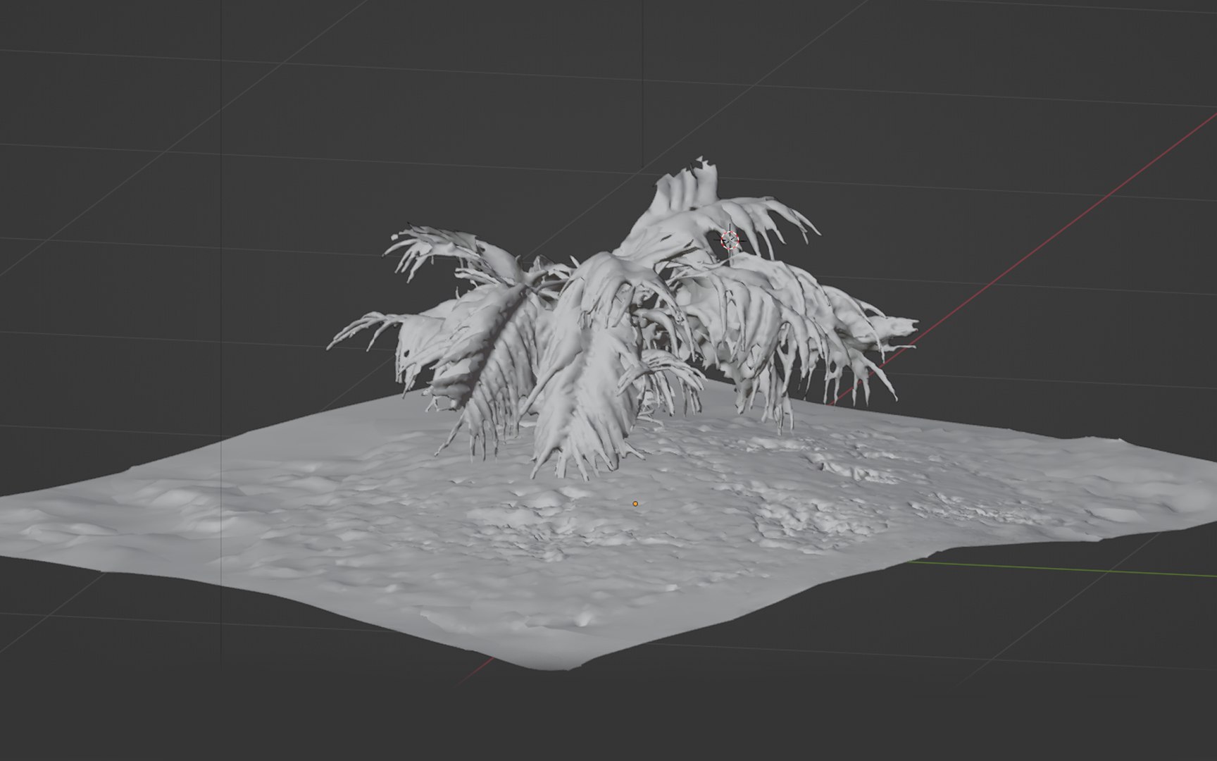 WINTER SNOW ICY BUSH 3D - TurboSquid 1994390