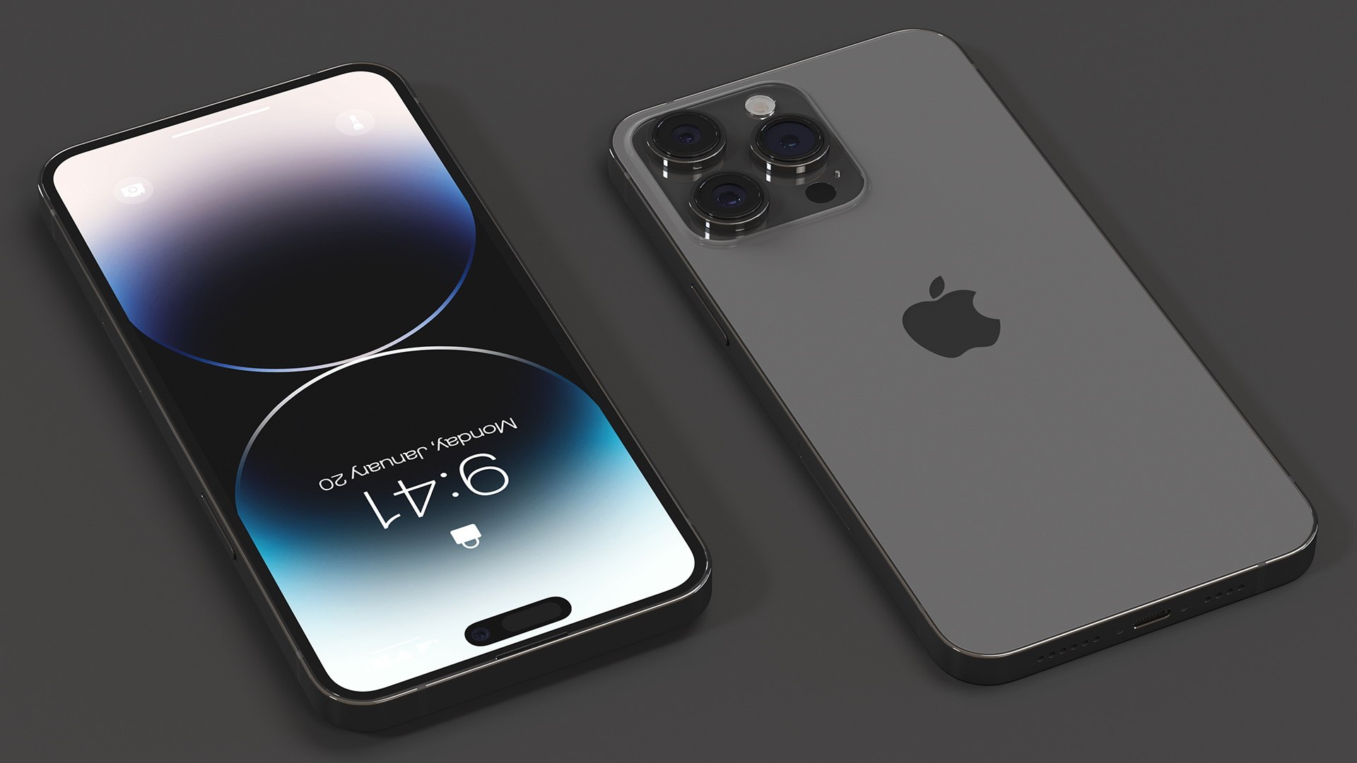 Apple iPhone 14 Pro Max Space Black model - TurboSquid 1980801
