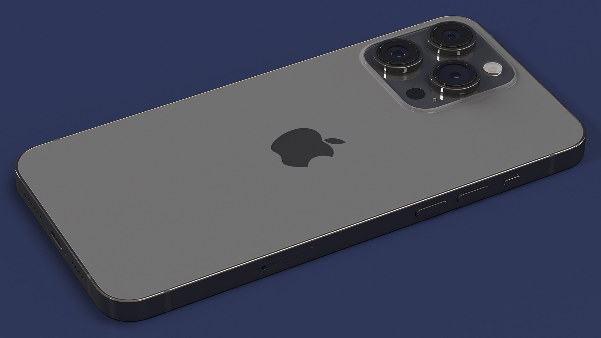 Apple iPhone 14 Pro Max Space Black model - TurboSquid 1980801
