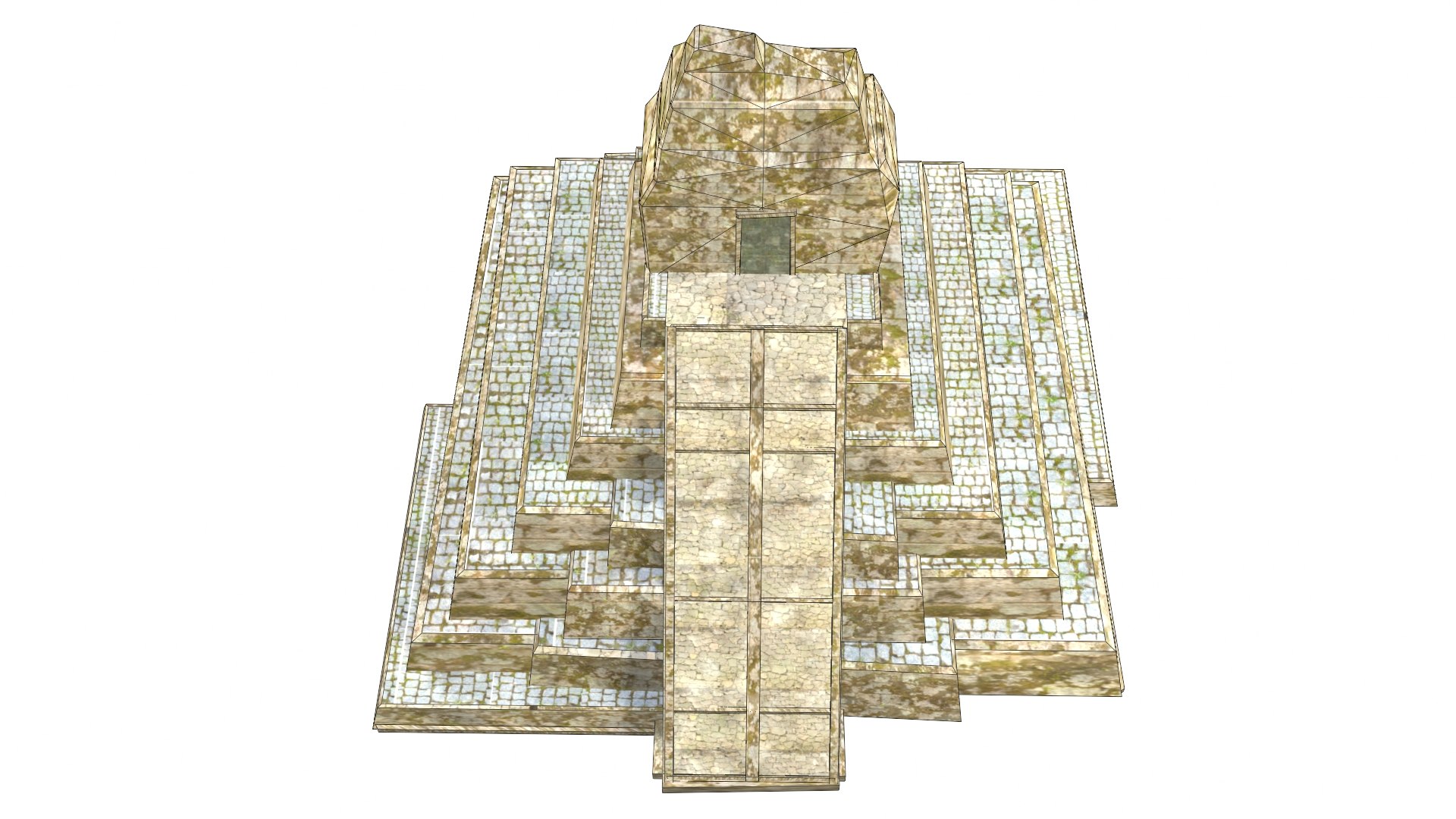 3D - Mayan Building - TurboSquid 1594289