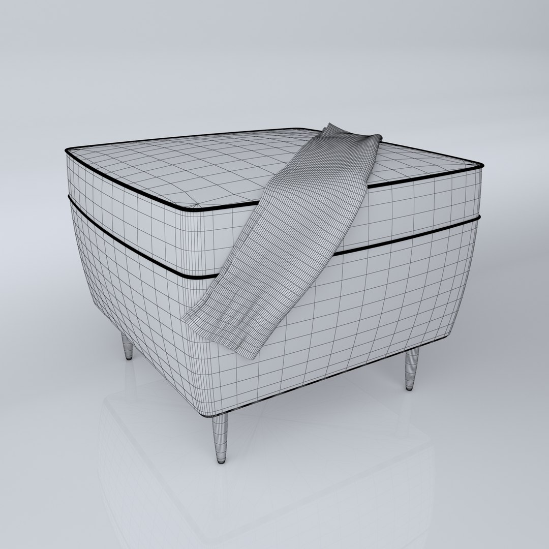 Free 3D Model Simple Pouf - TurboSquid 1387755