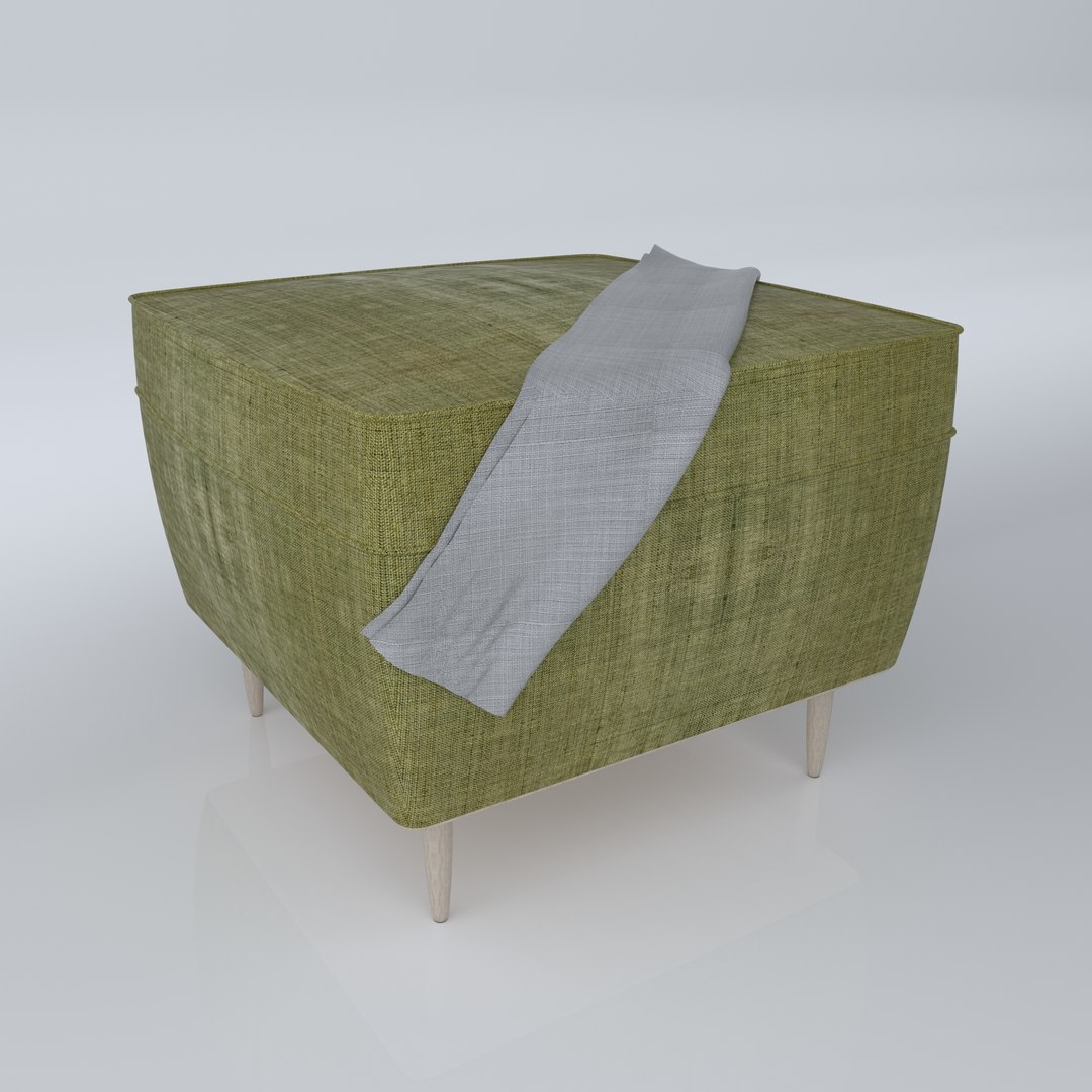 Free 3D Model Simple Pouf - TurboSquid 1387755