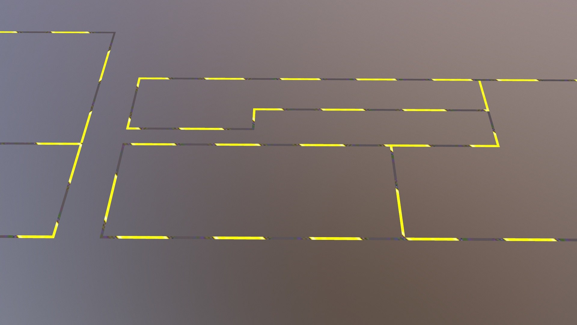 Yellow Floor Strips Marking 3D Model - TurboSquid 2290846