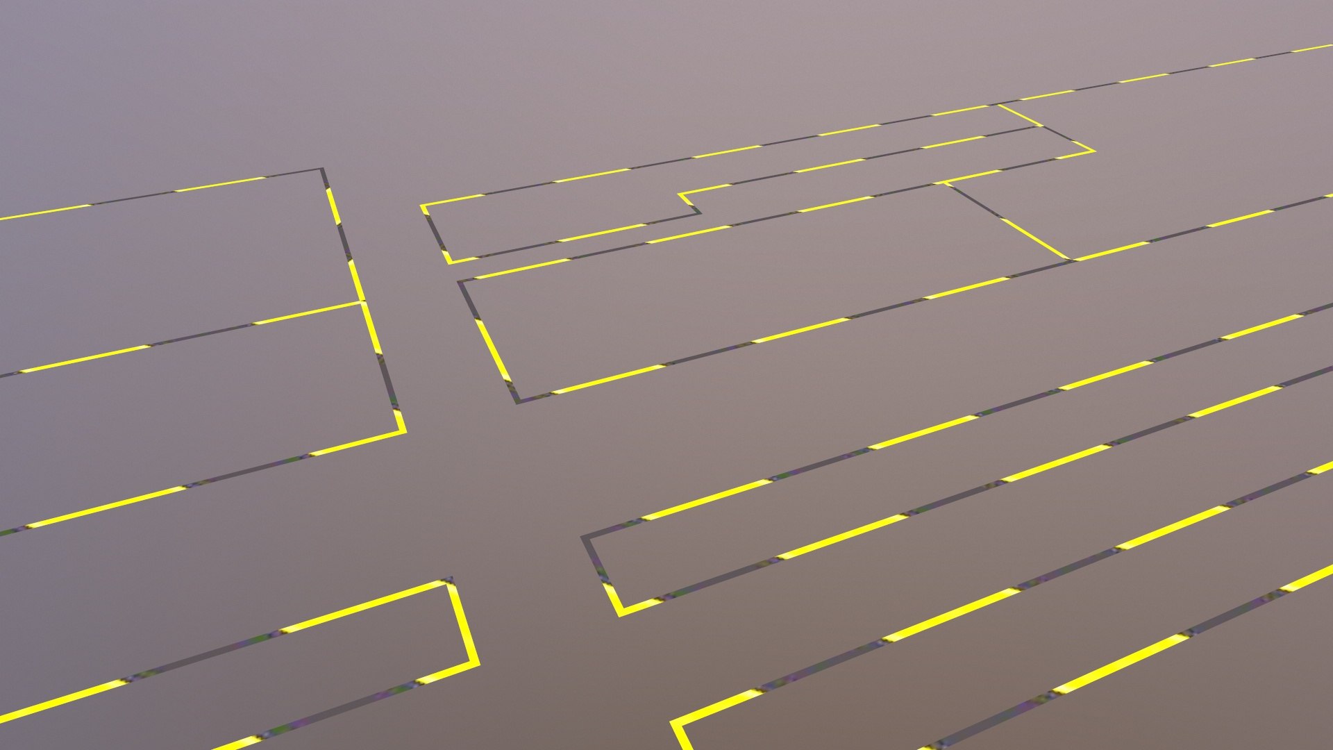 Yellow Floor Strips Marking 3D Model - TurboSquid 2290846