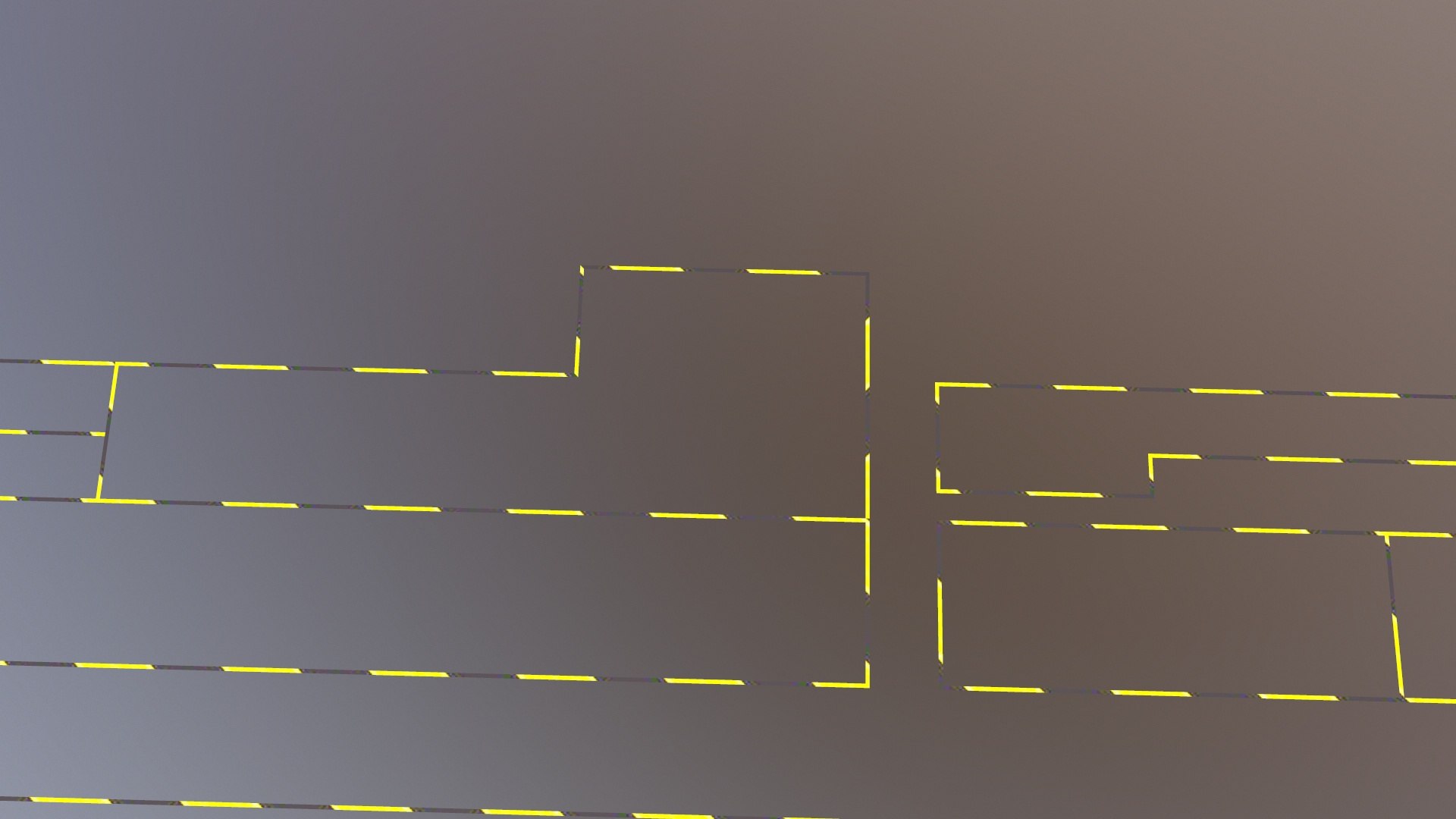 Yellow Floor Strips Marking 3D Model - TurboSquid 2290846