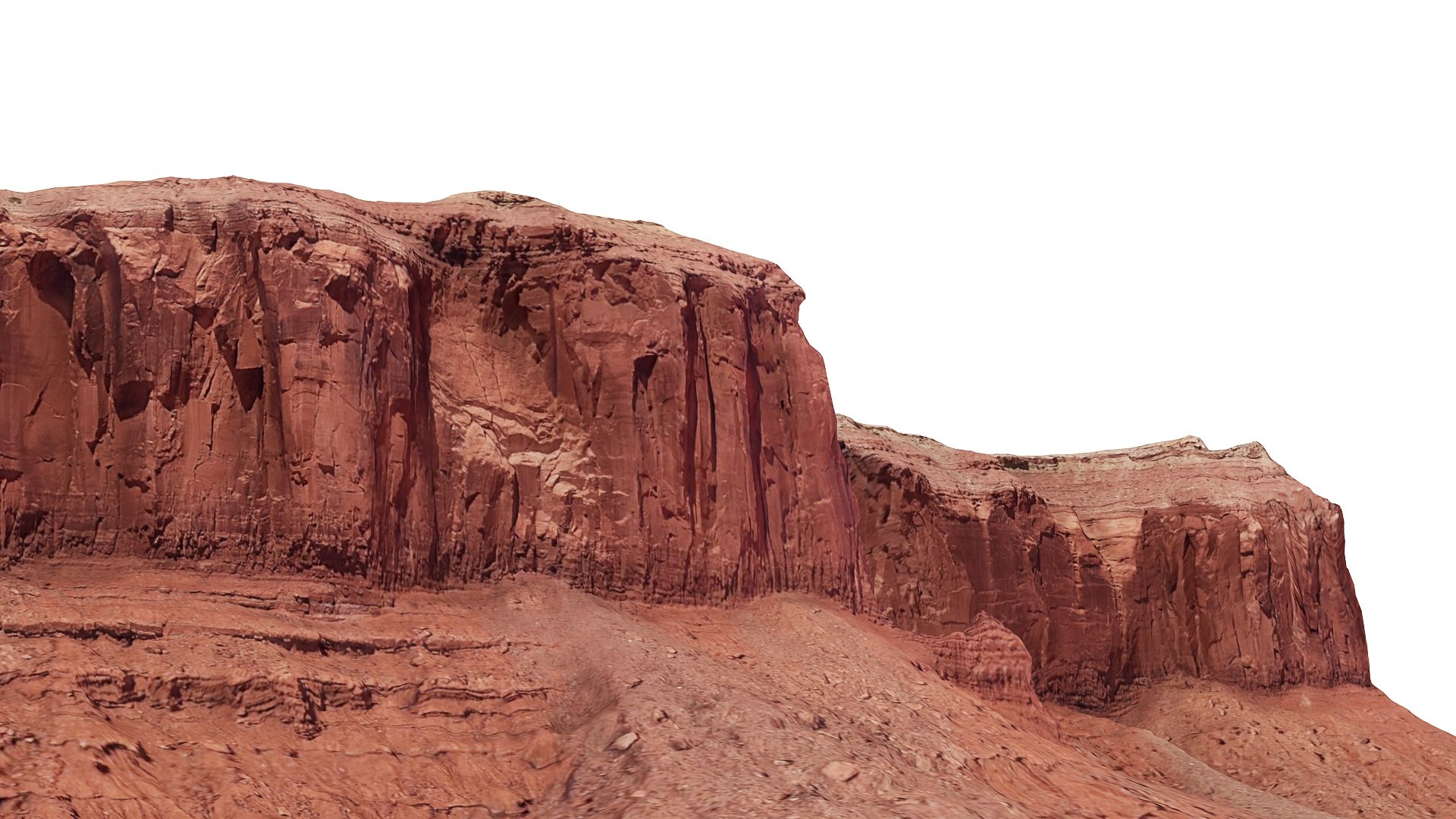 3D Arizona Monument Valley Model - TurboSquid 1467538