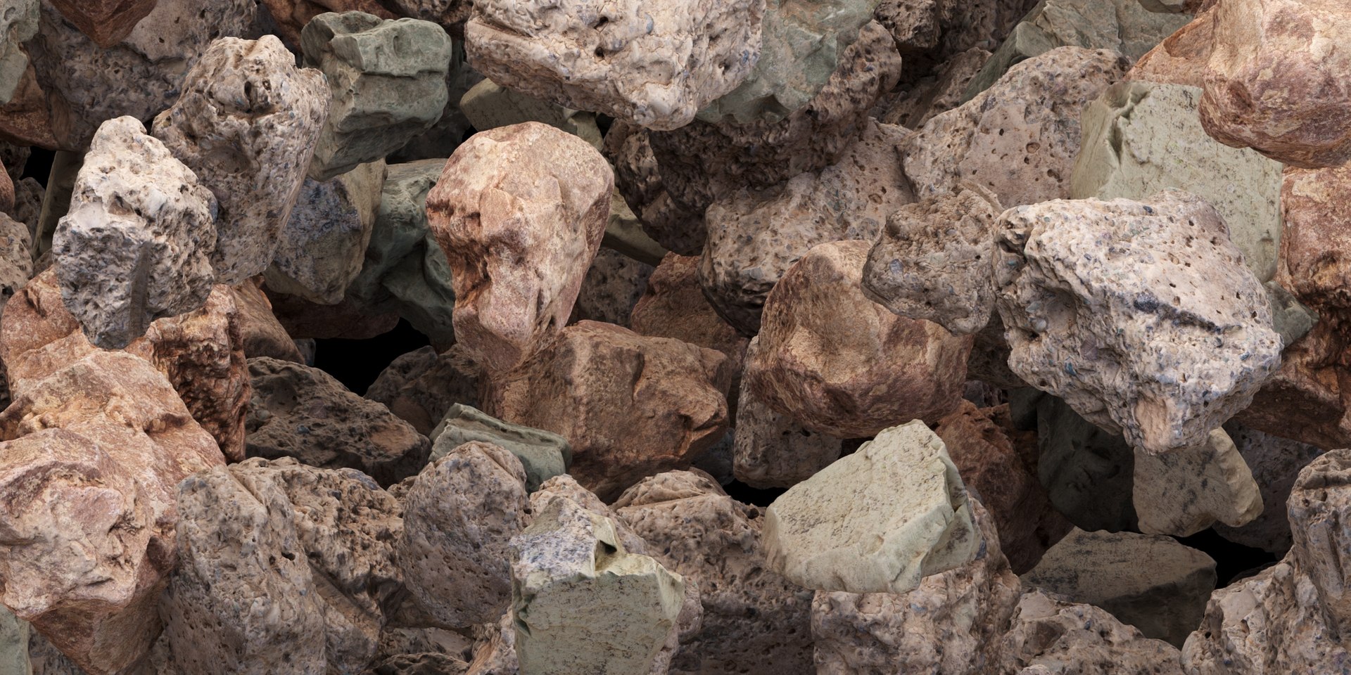 3D Scanned Stone Rubble Debris Collection Vol 03 3D Model - TurboSquid ...
