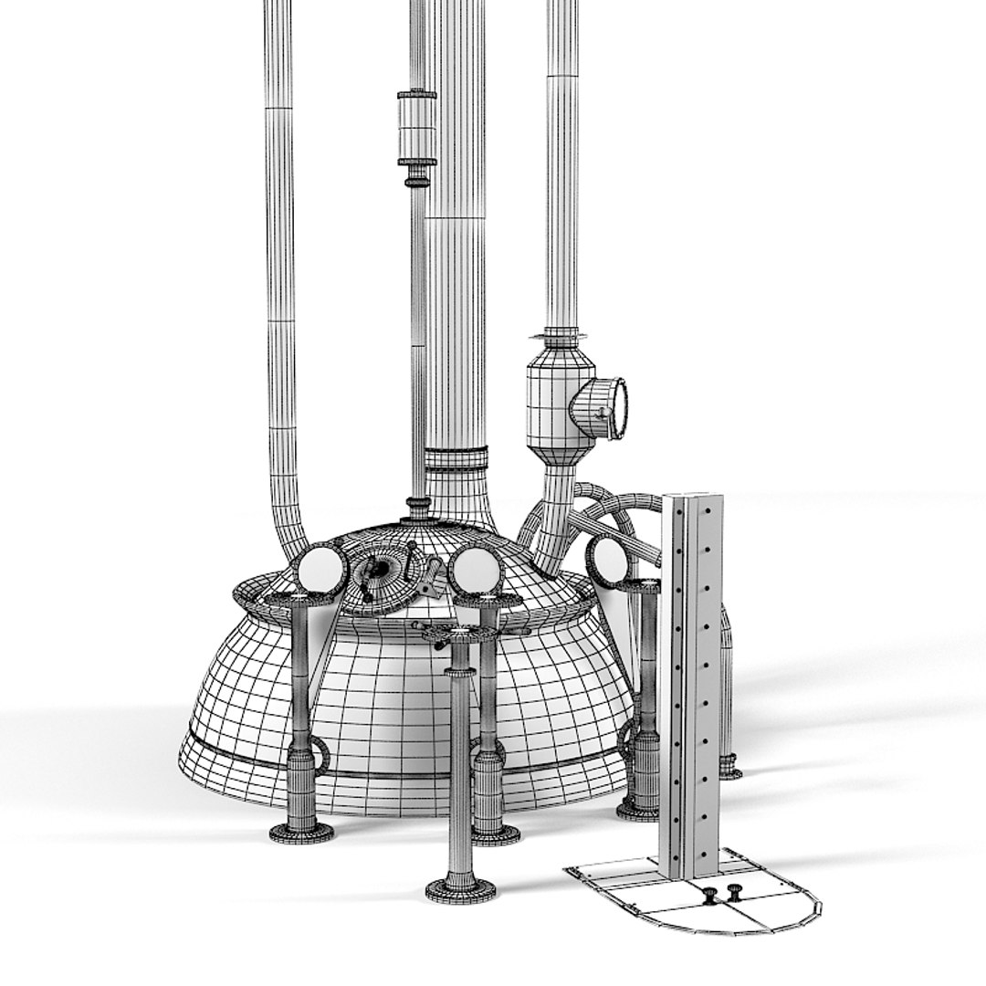 3d Brewery Kettle Model