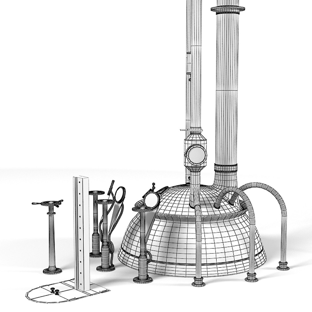 3d Brewery Kettle Model