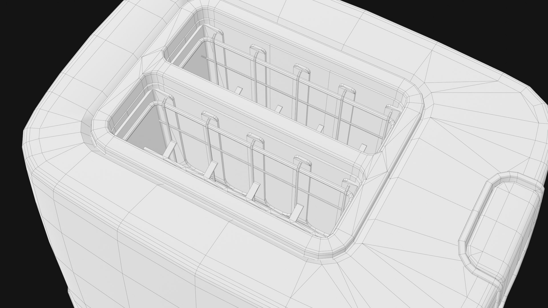 Toaster - Black 3D - TurboSquid 2249851
