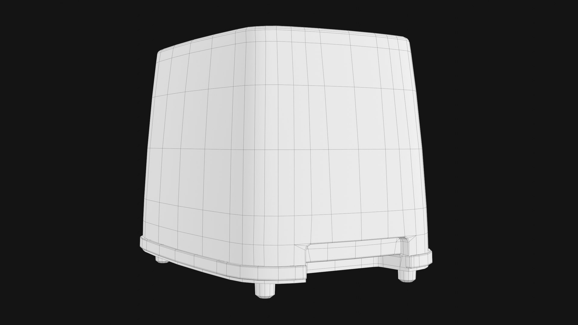 Toaster - Black 3D - TurboSquid 2249851