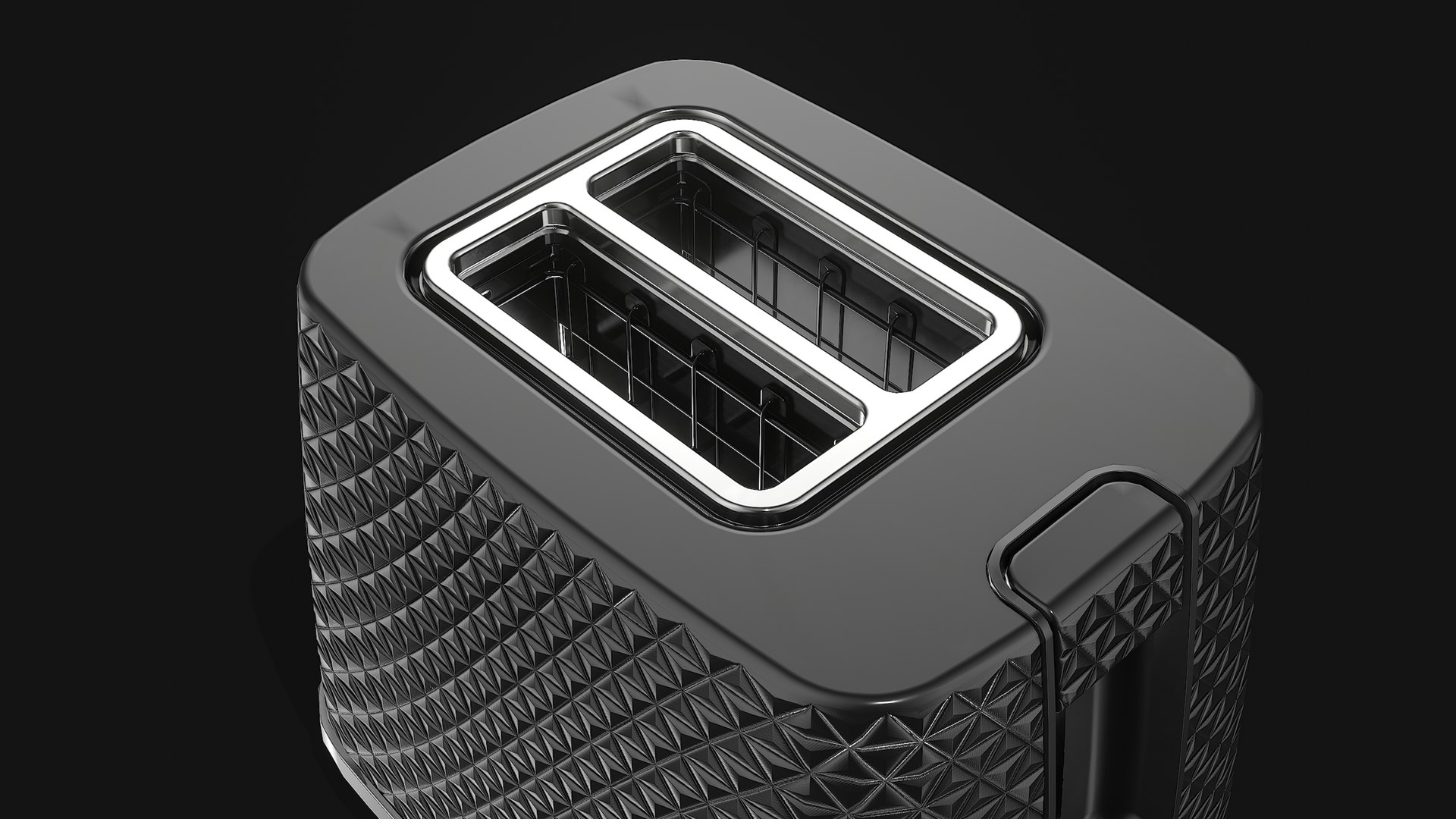 Toaster - Black 3D - TurboSquid 2249851