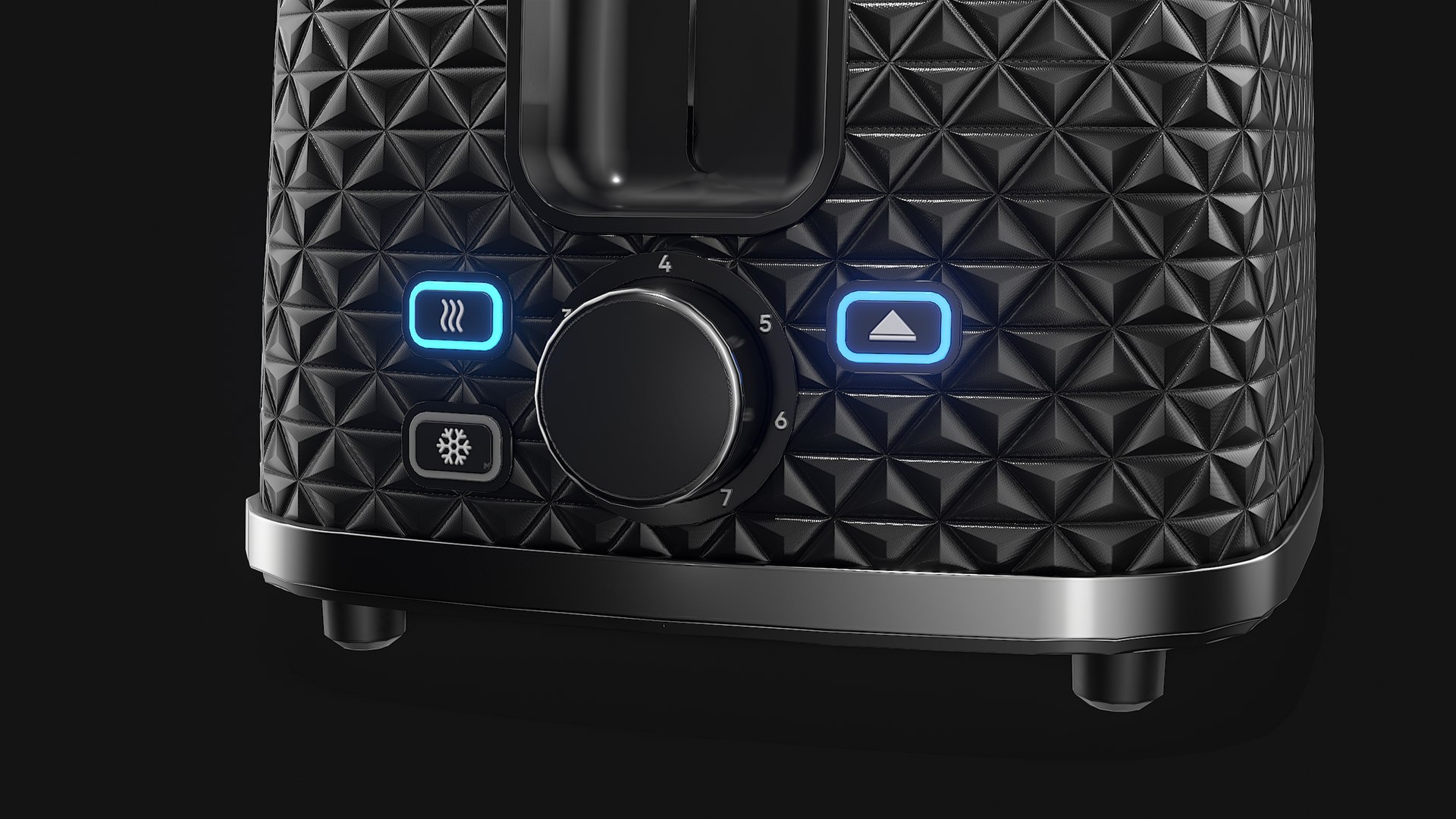 Toaster - Black 3D - TurboSquid 2249851