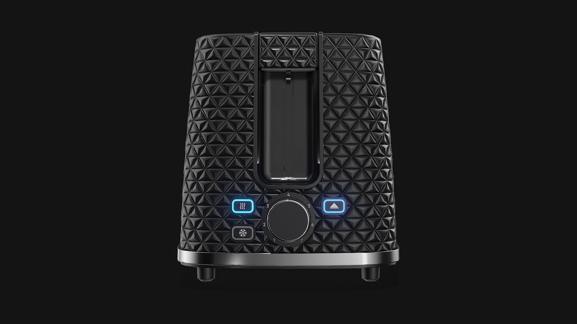 Toaster - Black 3D - TurboSquid 2249851