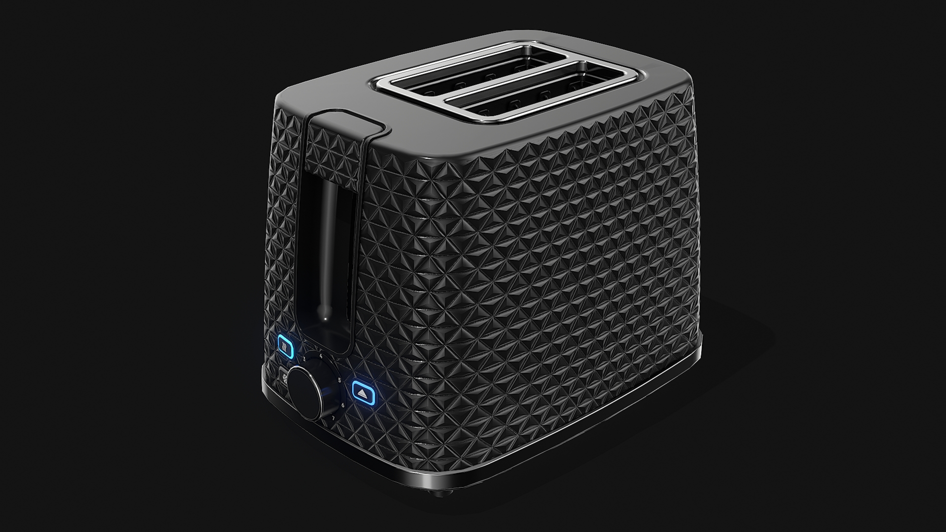 Toaster - Black 3D - TurboSquid 2249851