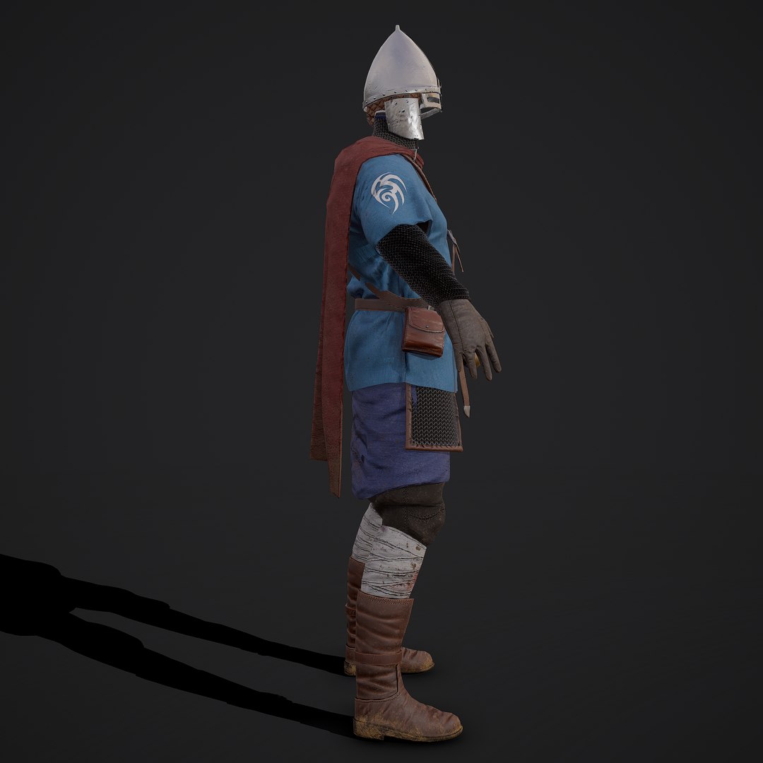 3D medieval guard clothing - TurboSquid 1623172