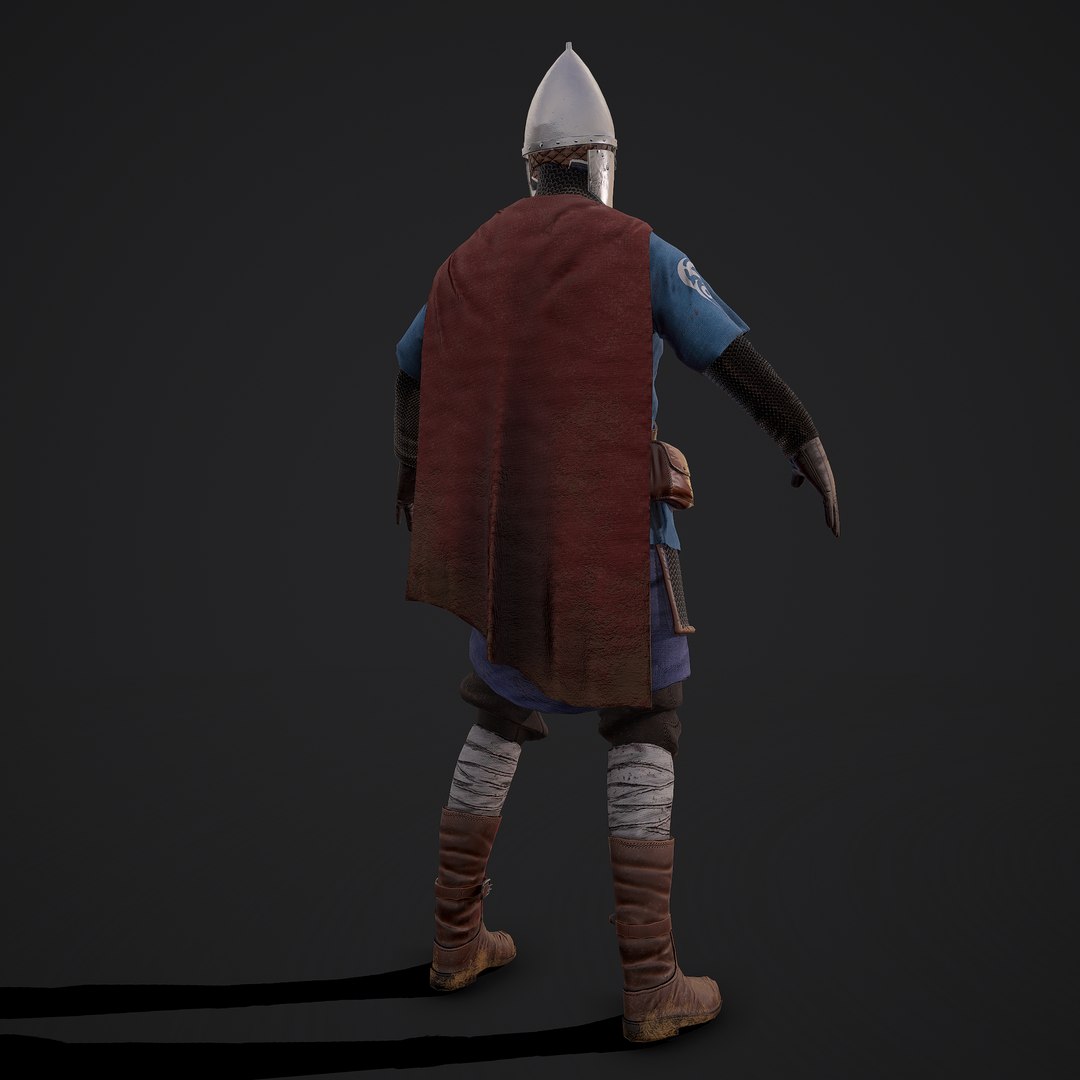 3D medieval guard clothing - TurboSquid 1623172