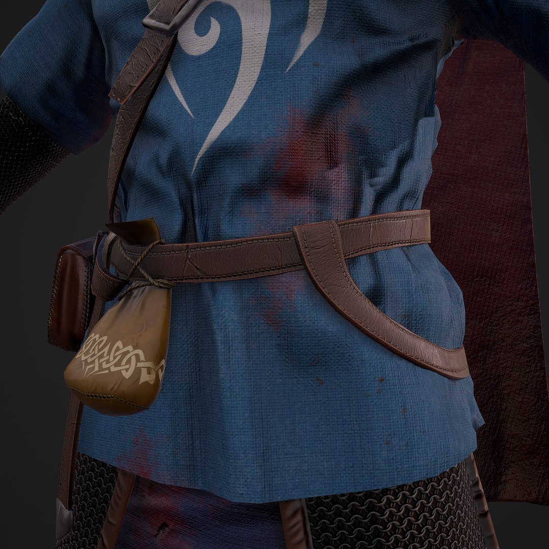 3D medieval guard clothing - TurboSquid 1623172