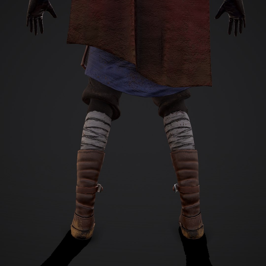 3D medieval guard clothing - TurboSquid 1623172