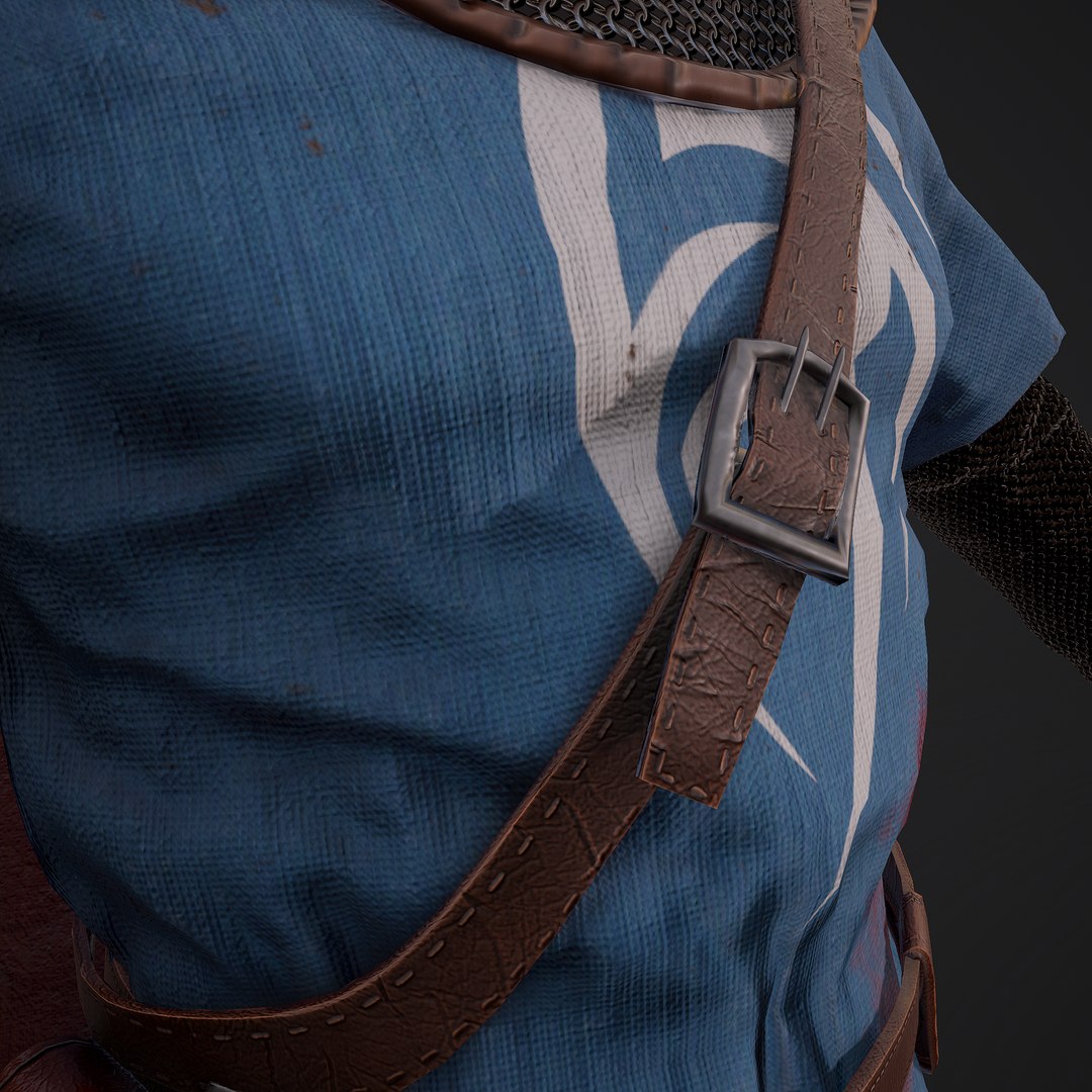 3D medieval guard clothing - TurboSquid 1623172