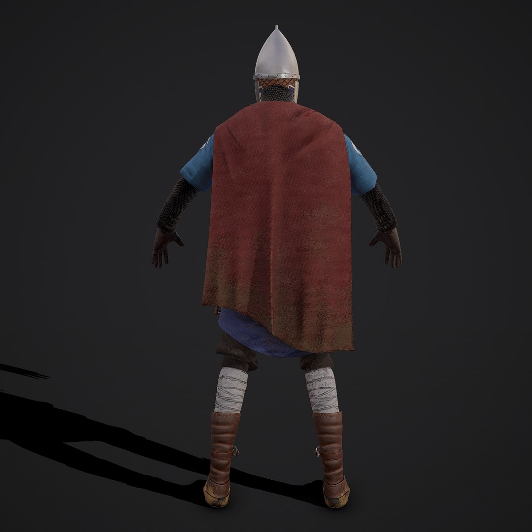 3D medieval guard clothing - TurboSquid 1623172