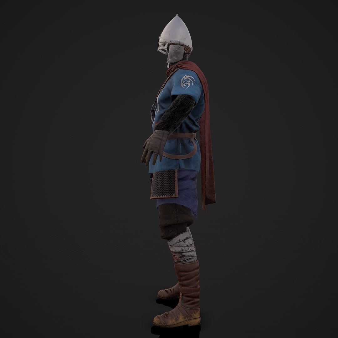 3D medieval guard clothing - TurboSquid 1623172
