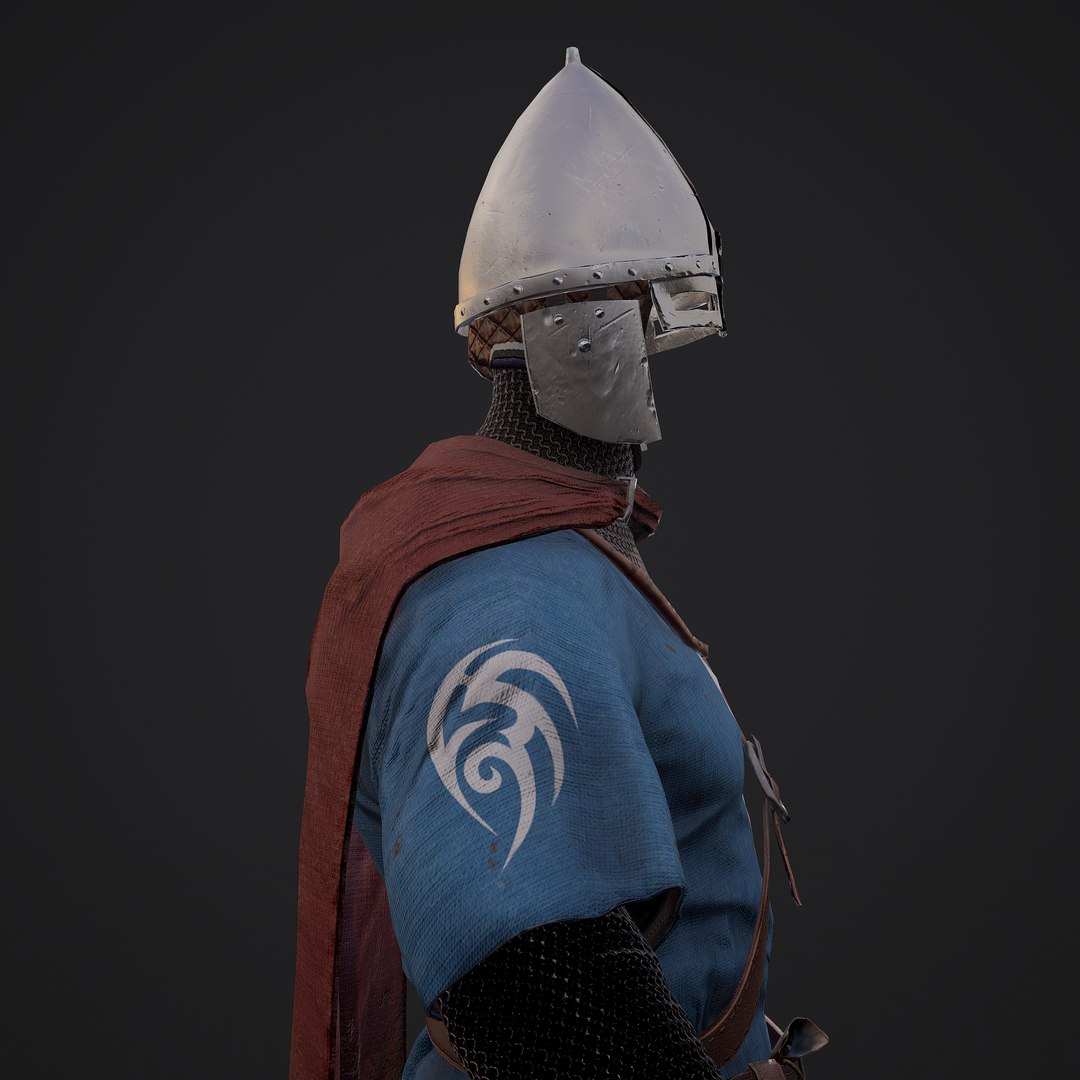 3D medieval guard clothing - TurboSquid 1623172