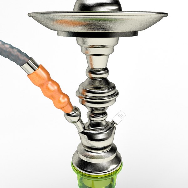 free basic hookah 3d model