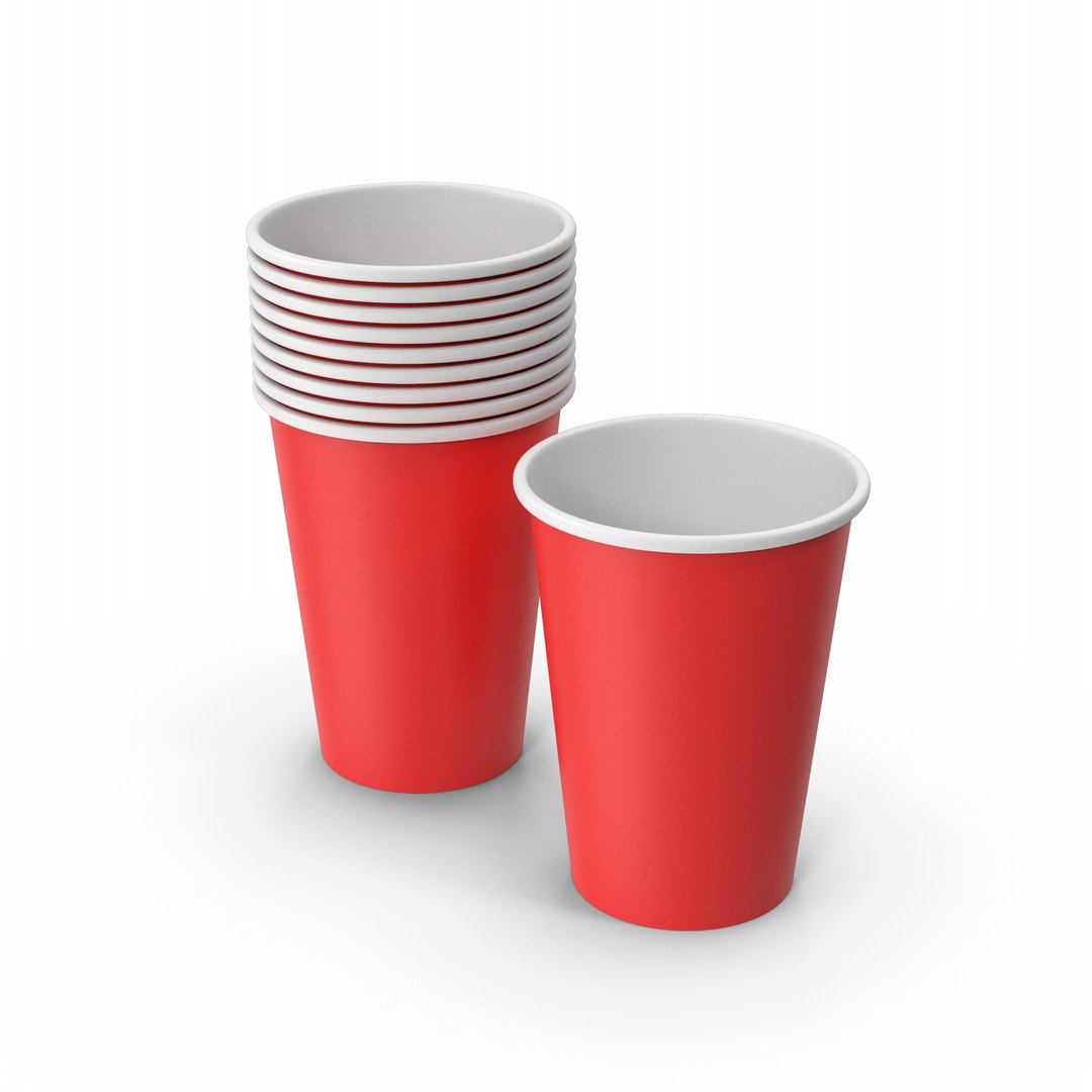 Stack Of Cups Model - TurboSquid 1892648