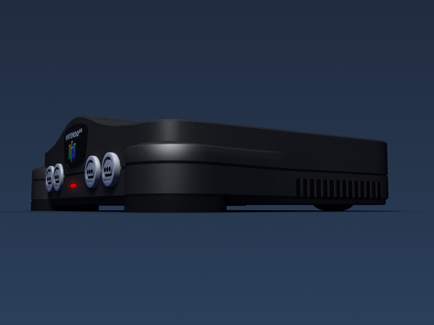 3d Nintendo 64 Video Console Model