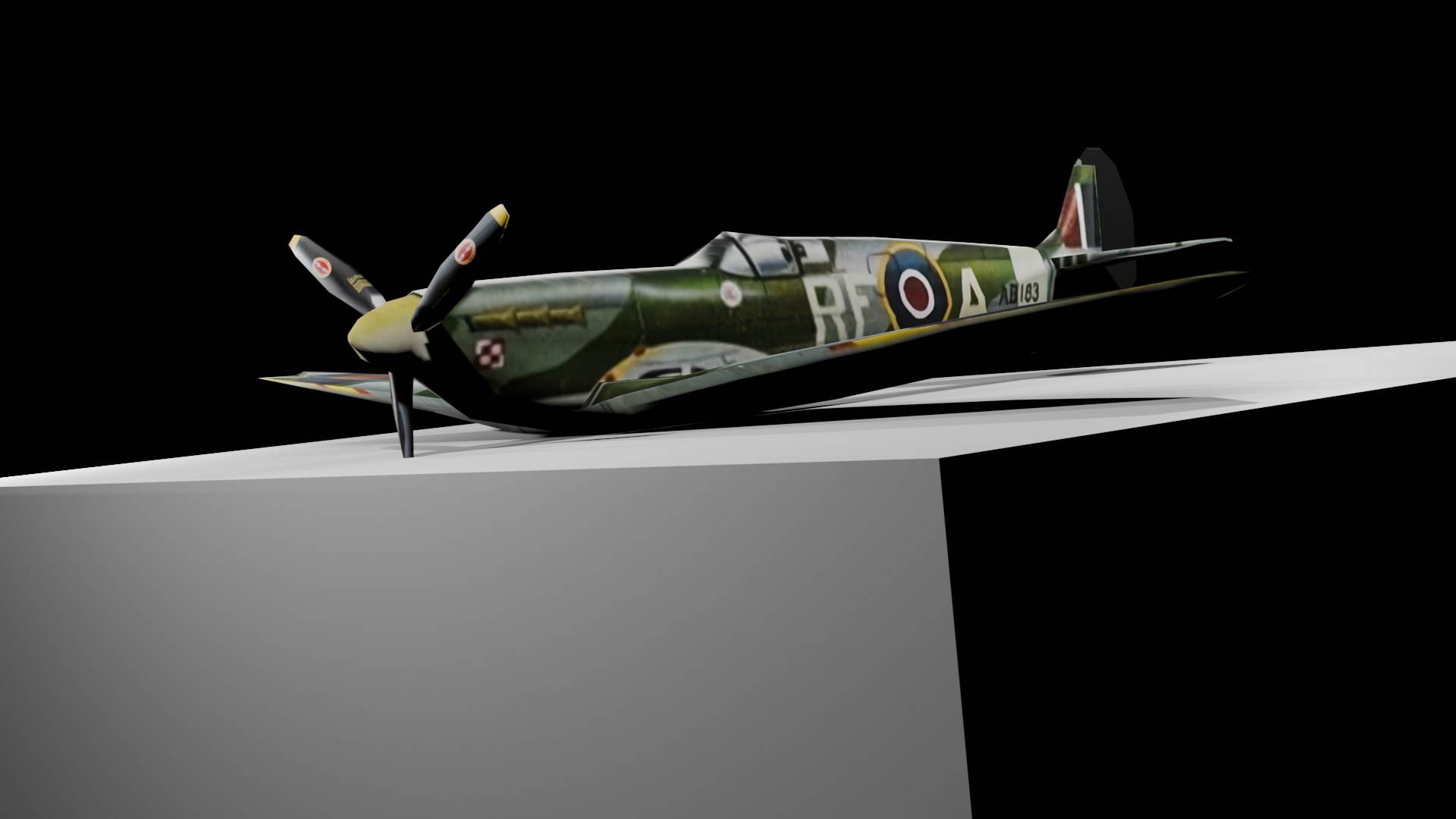 Spitfire Simple 3D Model - TurboSquid 2243315