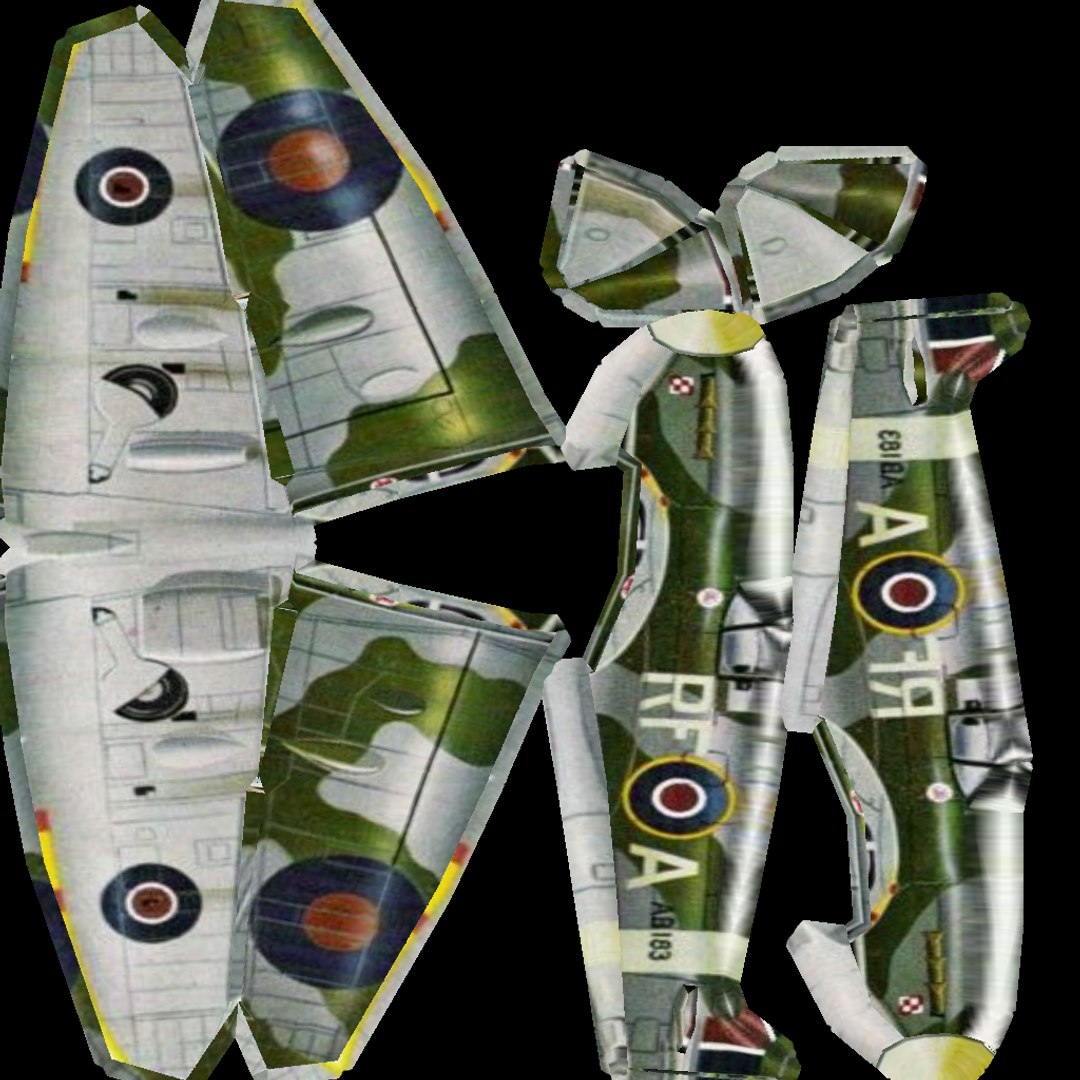 Spitfire Simple 3D Model - TurboSquid 2243315