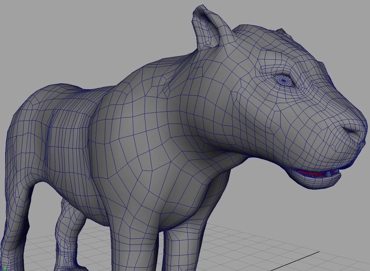 3d Lion