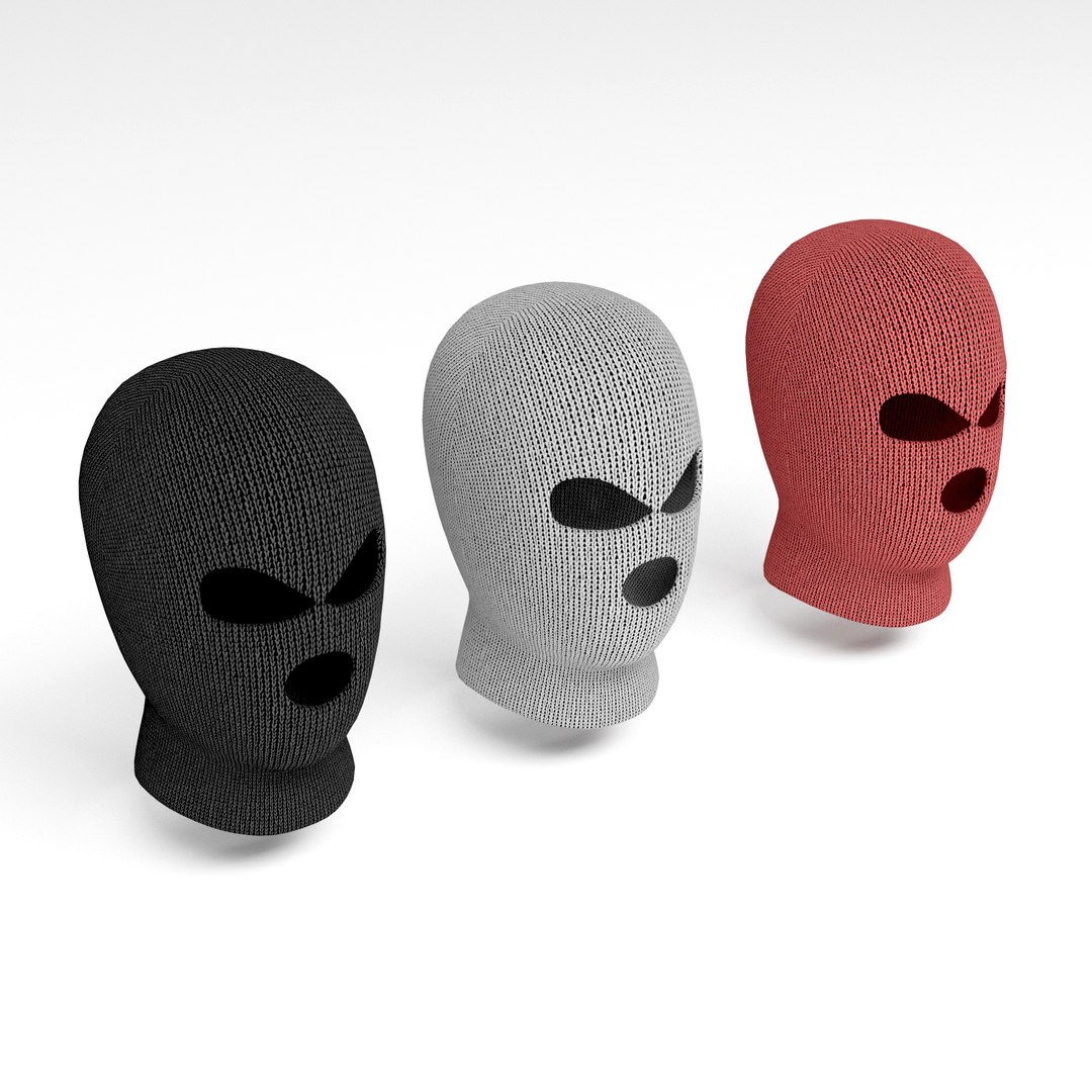 Balaclava Mask 3D Model - TurboSquid 1873192