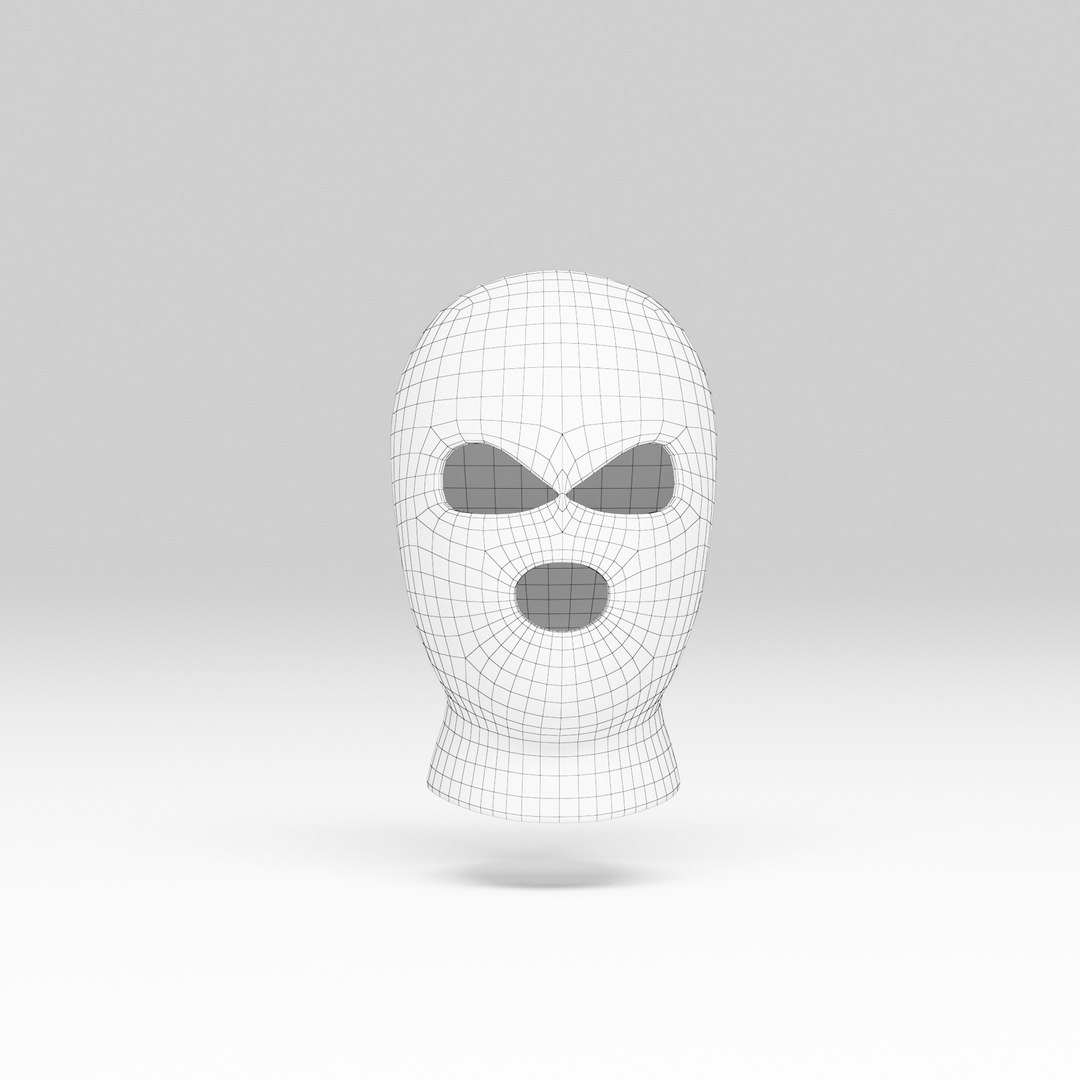 Balaclava Mask 3D Model - TurboSquid 1873192