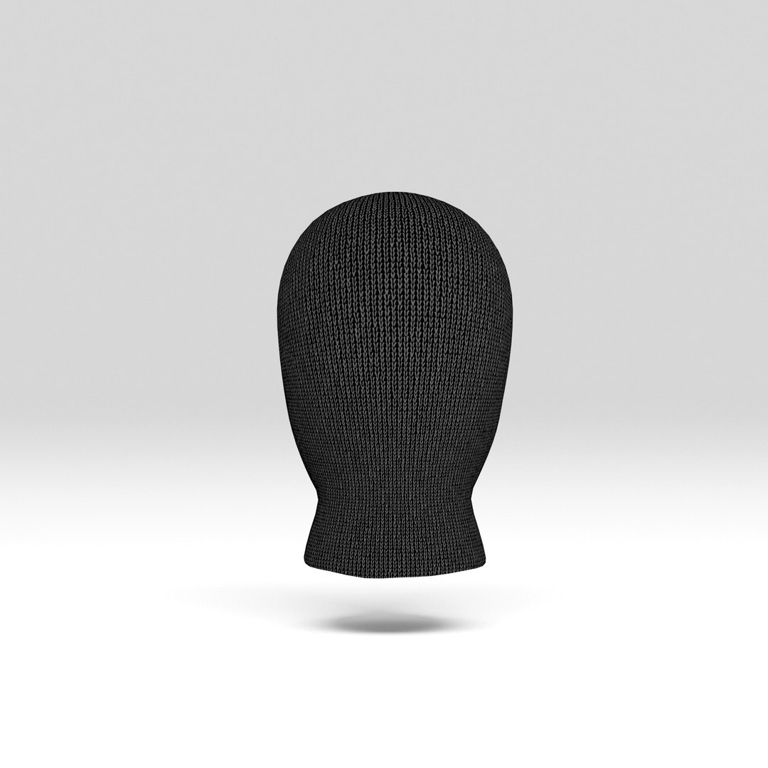 Balaclava Mask 3D Model - TurboSquid 1873192