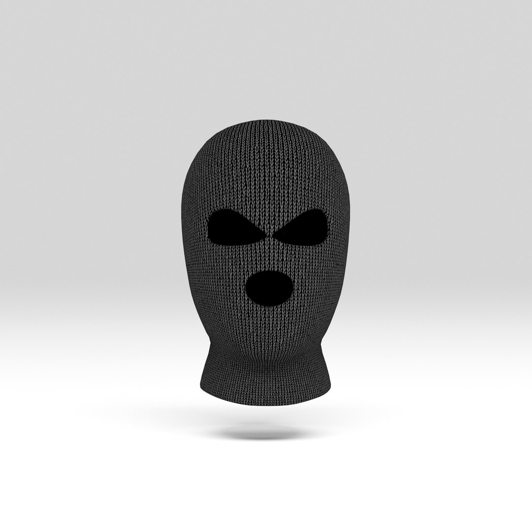 Balaclava Mask 3D Model - TurboSquid 1873192