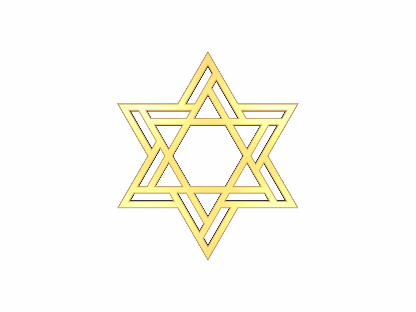 3D star david - TurboSquid 1416361