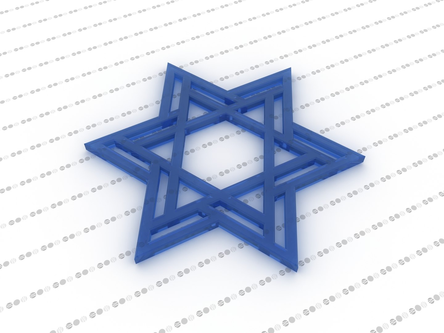 3D star david - TurboSquid 1416361