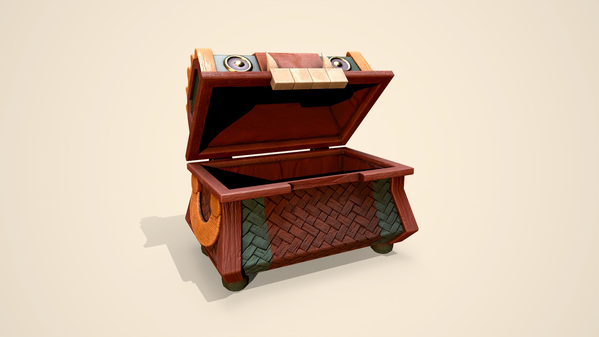 3D Jungle Treasure Chest - TurboSquid 2024421