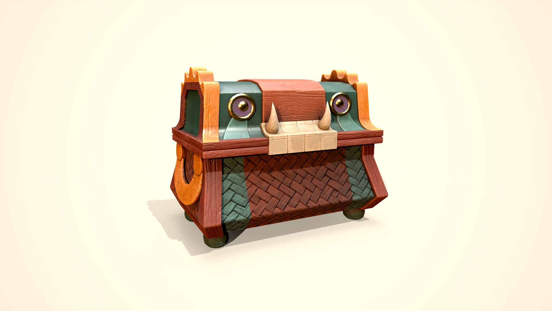 3D Jungle Treasure Chest - TurboSquid 2024421