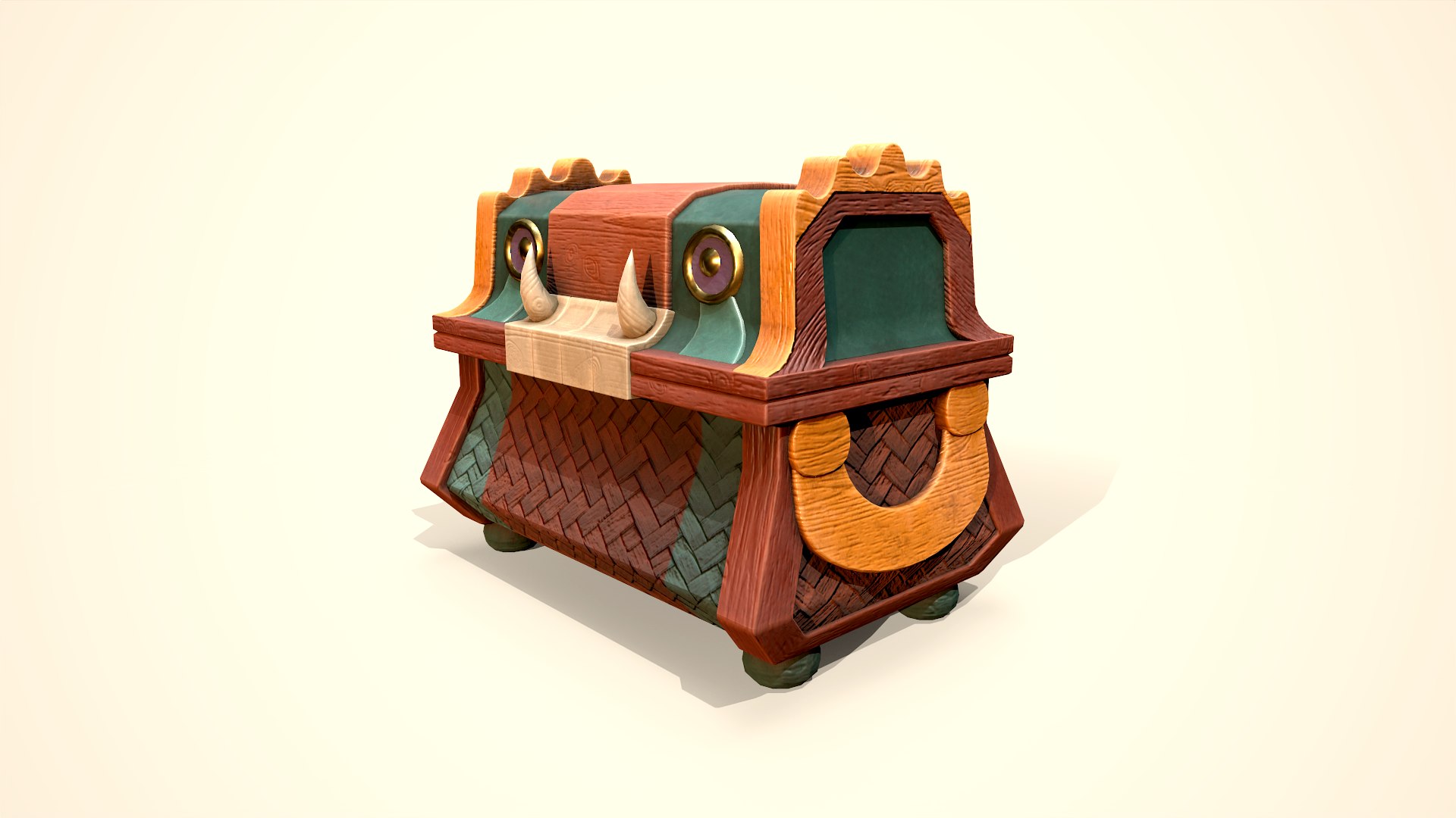 3D Jungle Treasure Chest - TurboSquid 2024421